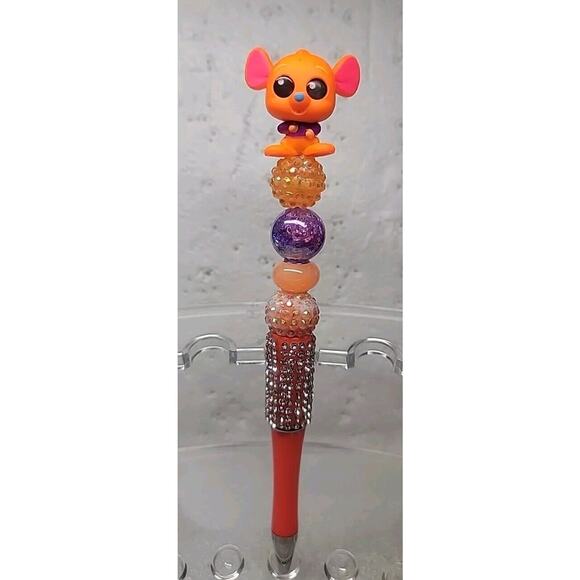 Unbranded | Toys | Disney Doorables Beaded Character Pen Neon Roo From ...